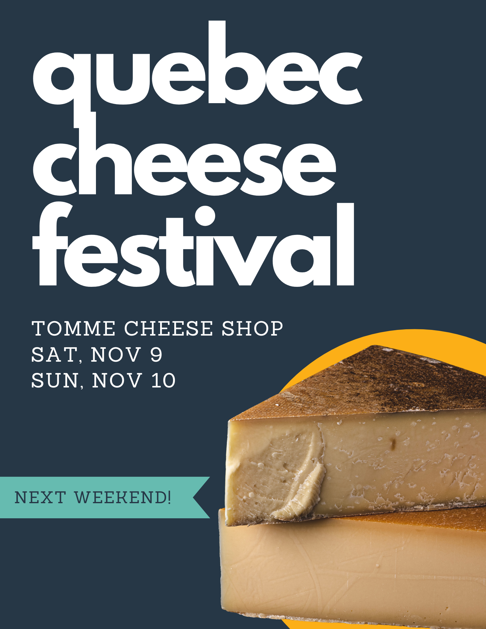 Our First Annual Quebec Cheese Festival – TOMME Cheese Shop