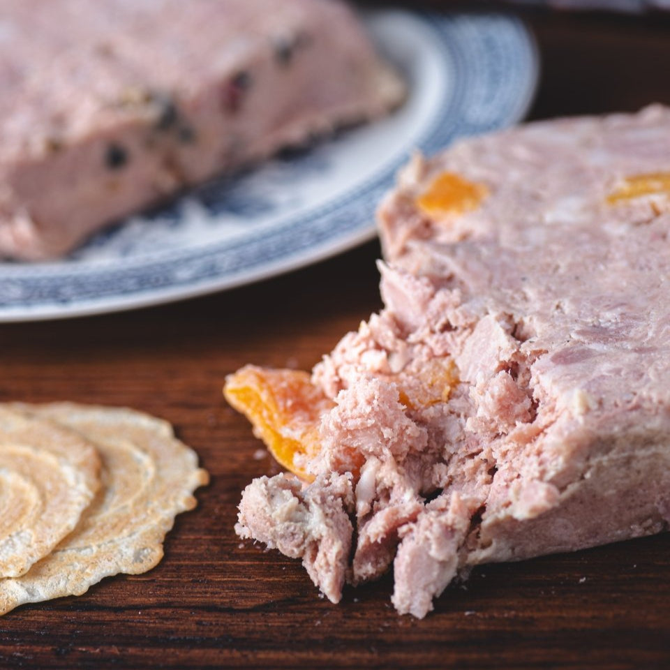 Wild Boar Terrine with Apricot – TOMME Cheese Shop